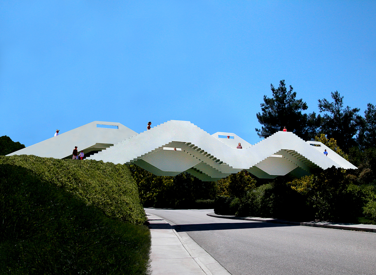 Footstep Bridge by Michael Jantzen - Architizer