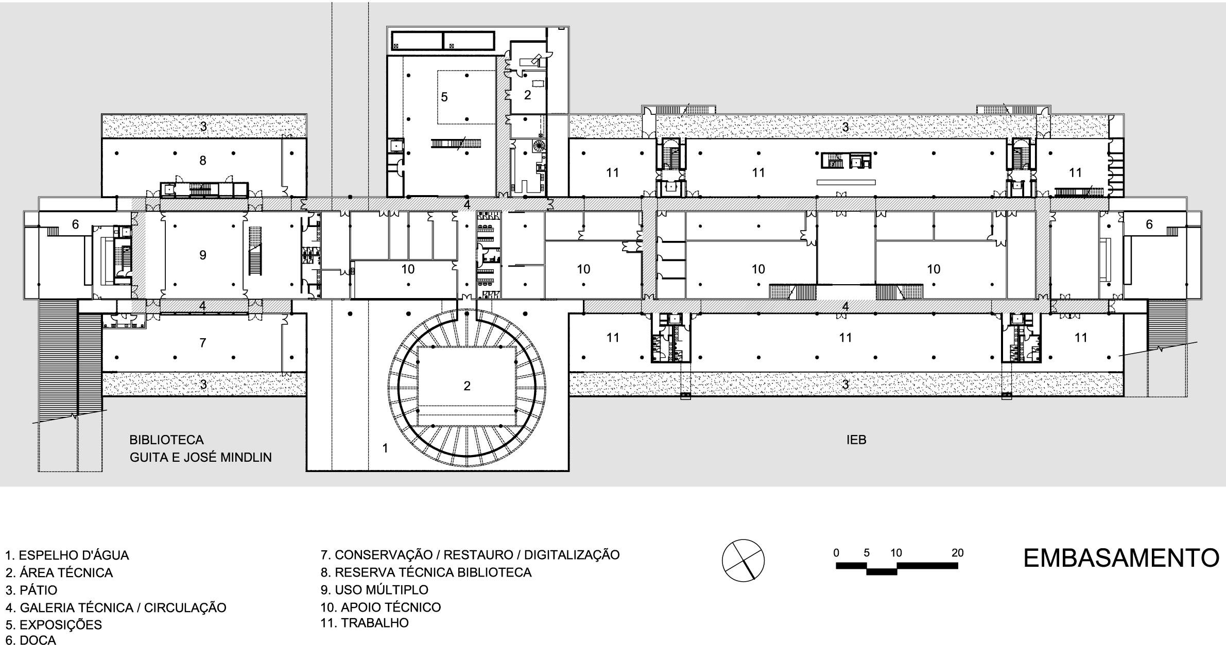 Brasiliana Library by Rodrigo Mindlin Loeb Arquitetura, Eduardo de ...