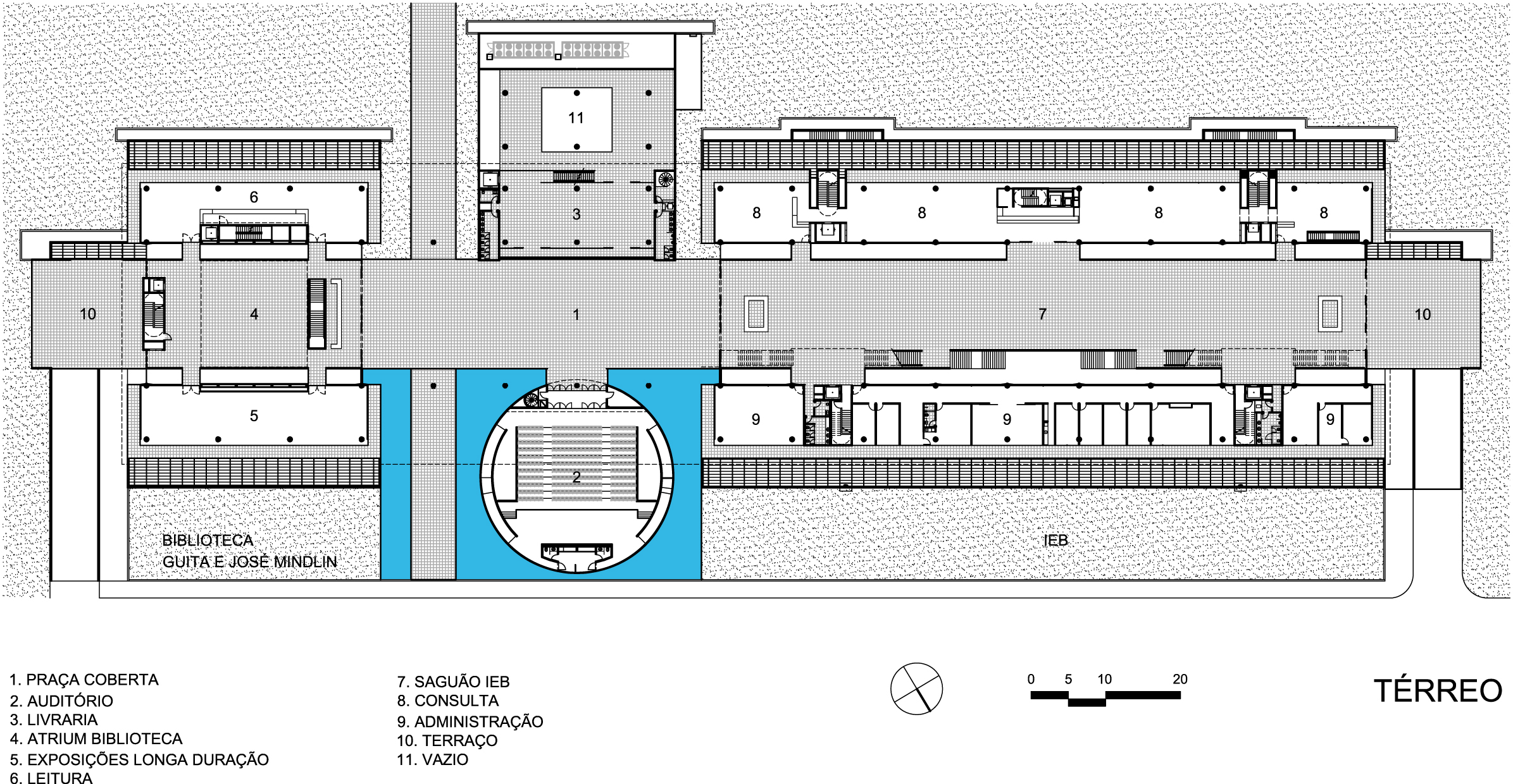 Brasiliana Library by Rodrigo Mindlin Loeb Arquitetura, Eduardo de ...