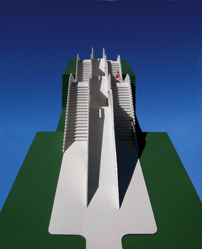 Footstep Bridge by Michael Jantzen - Architizer