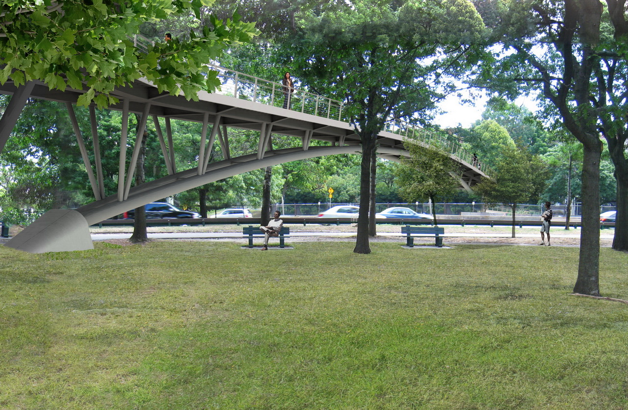 Boston Esplanade Pedestrian Bridge by Rosales + Partners - Architizer