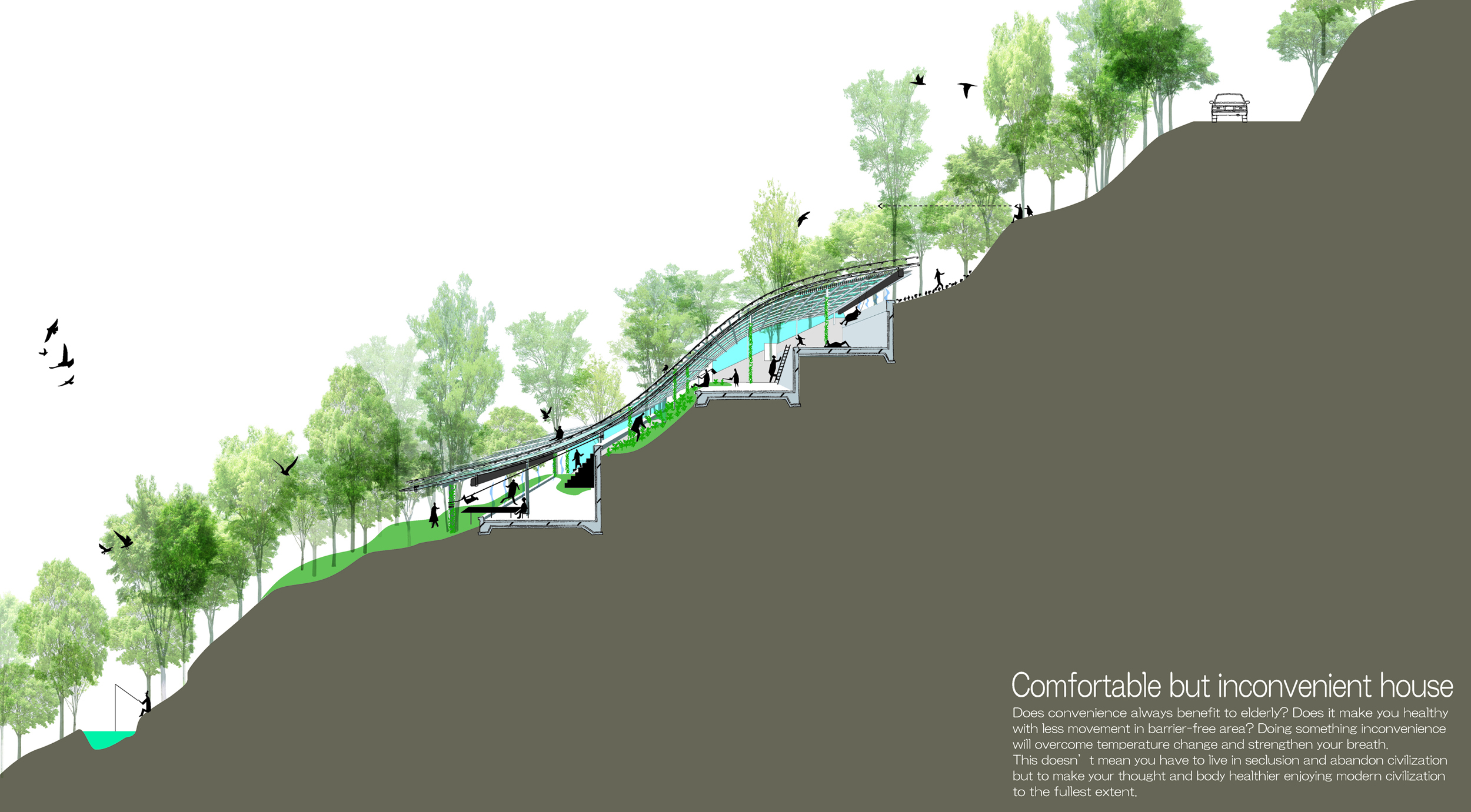 Comfortable but inconvenient house - Architizer