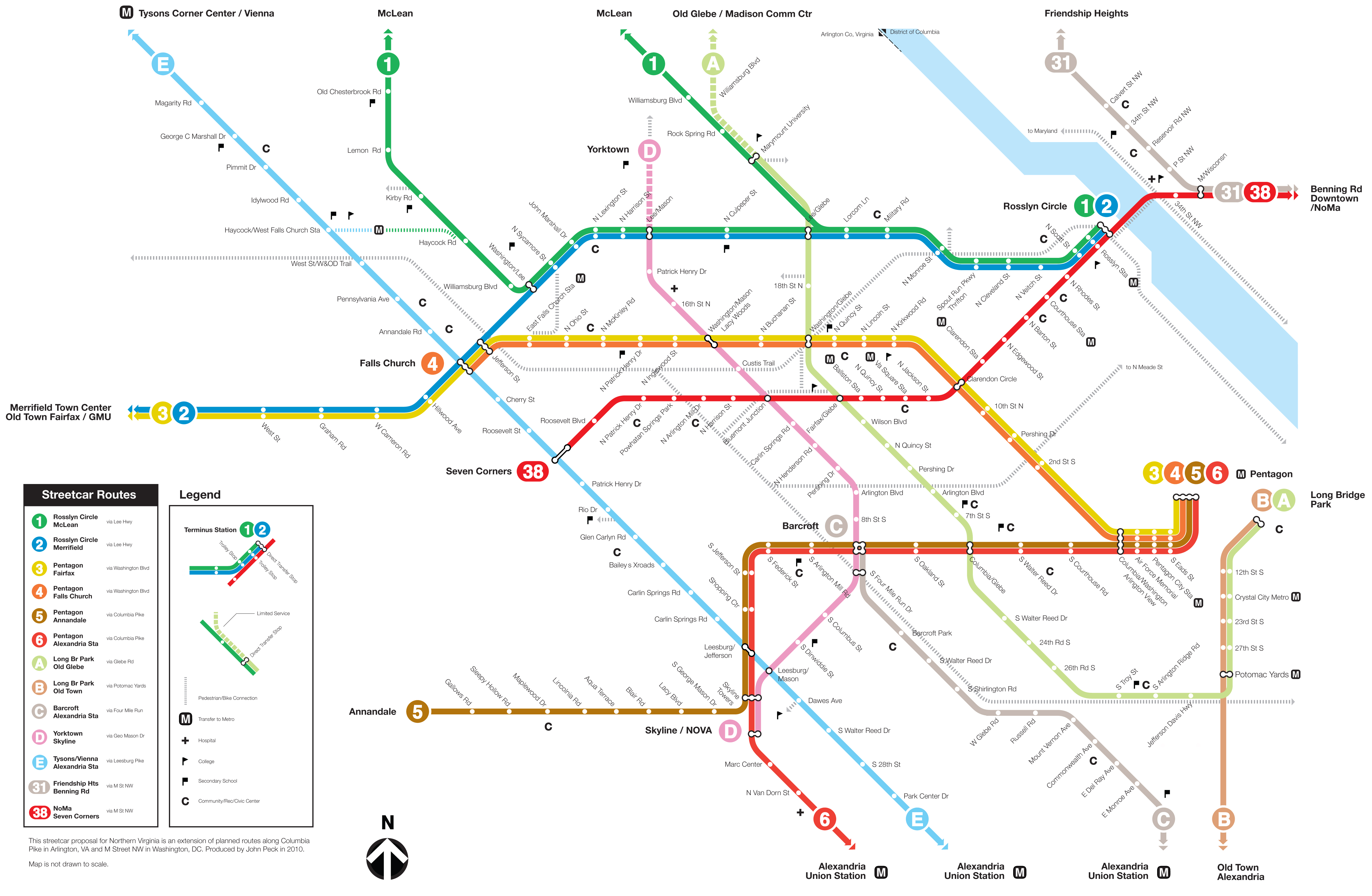 Mapping a Future Transit Infrastructure for Northern Virginia - Architizer
