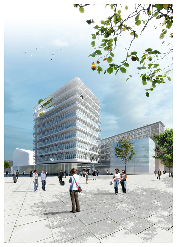 Competition entry - Hochschule für Technik, Stuttgart - Architizer