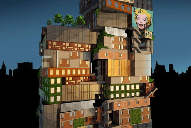 Alternative Tower for MoMA 53W53 by Axis Mundi - Architizer