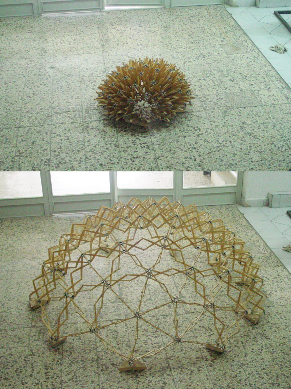 deployable geodesic dome - Expo 5 by IA- INTELLIGENT SYSTEM IN ...