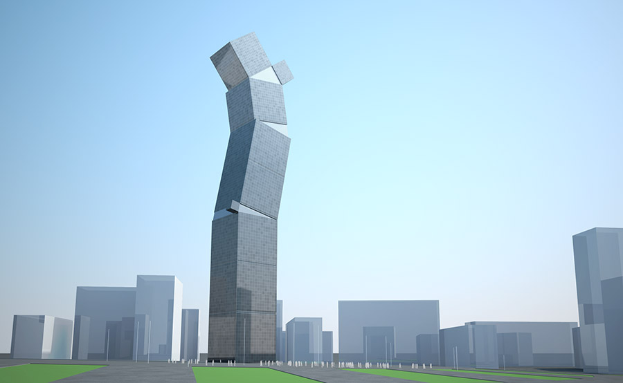 Idea 410065: Tower of Pythagoras in Moscow, Russia - Architizer