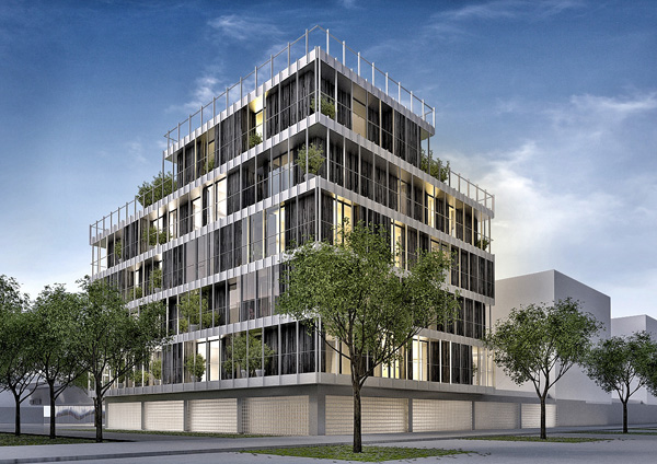 Residential Building on the estate Nowe Żerniki in Wroclaw by BASIS ...