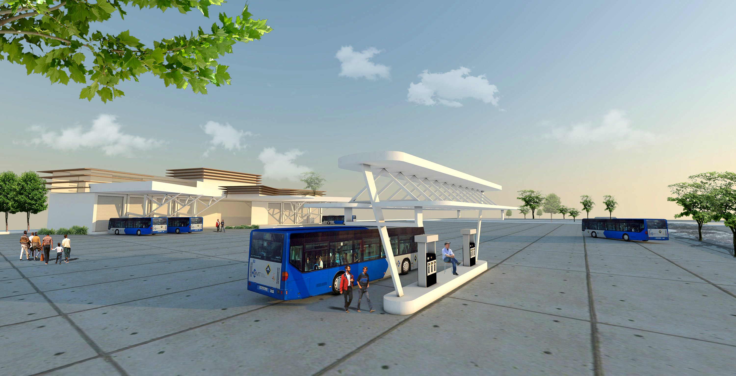 INTER STATE BUS TERMINAL (DESIGN STUDIO) - Architizer