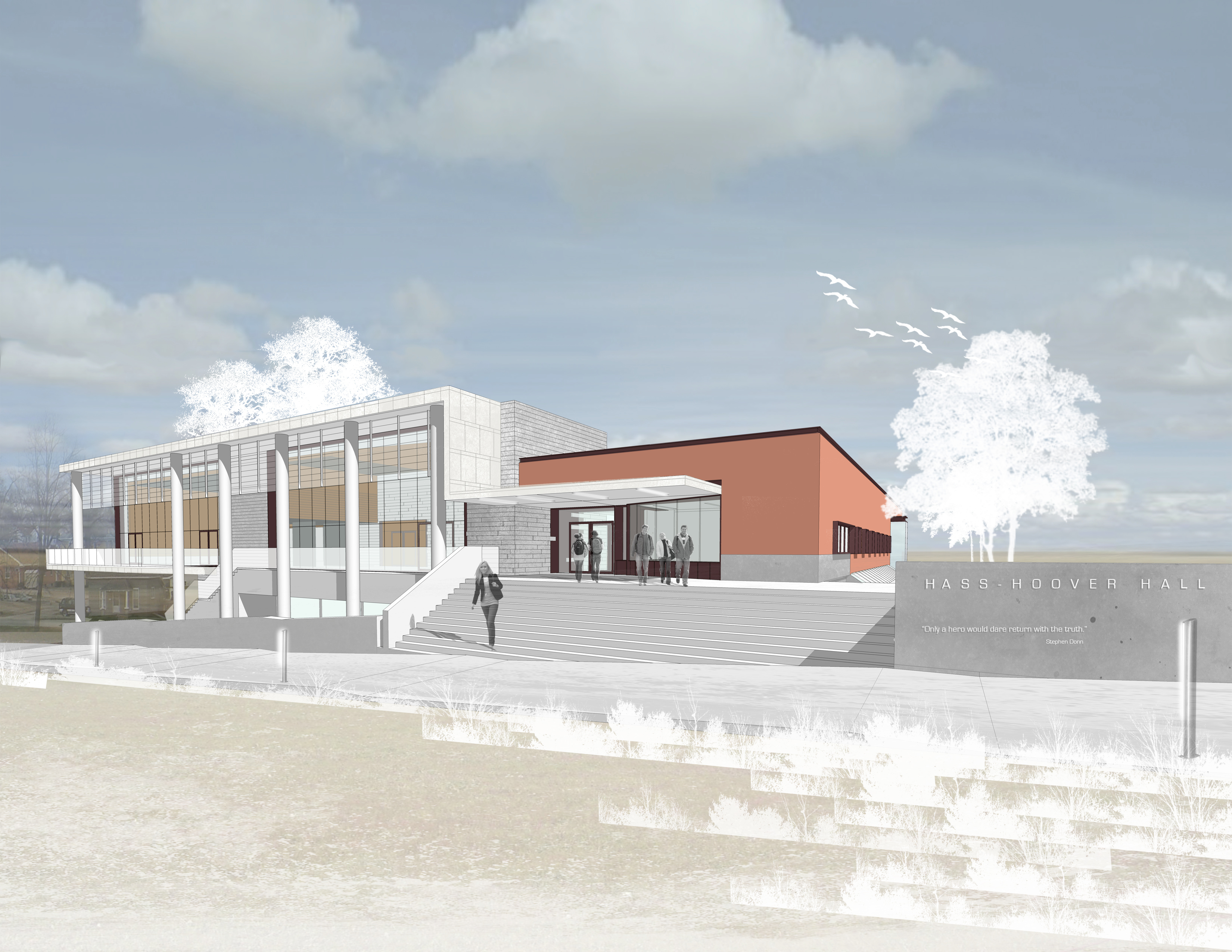 Gohn-Wood House & Hass-Hoover Hall by Dake Wells Architecture - Architizer