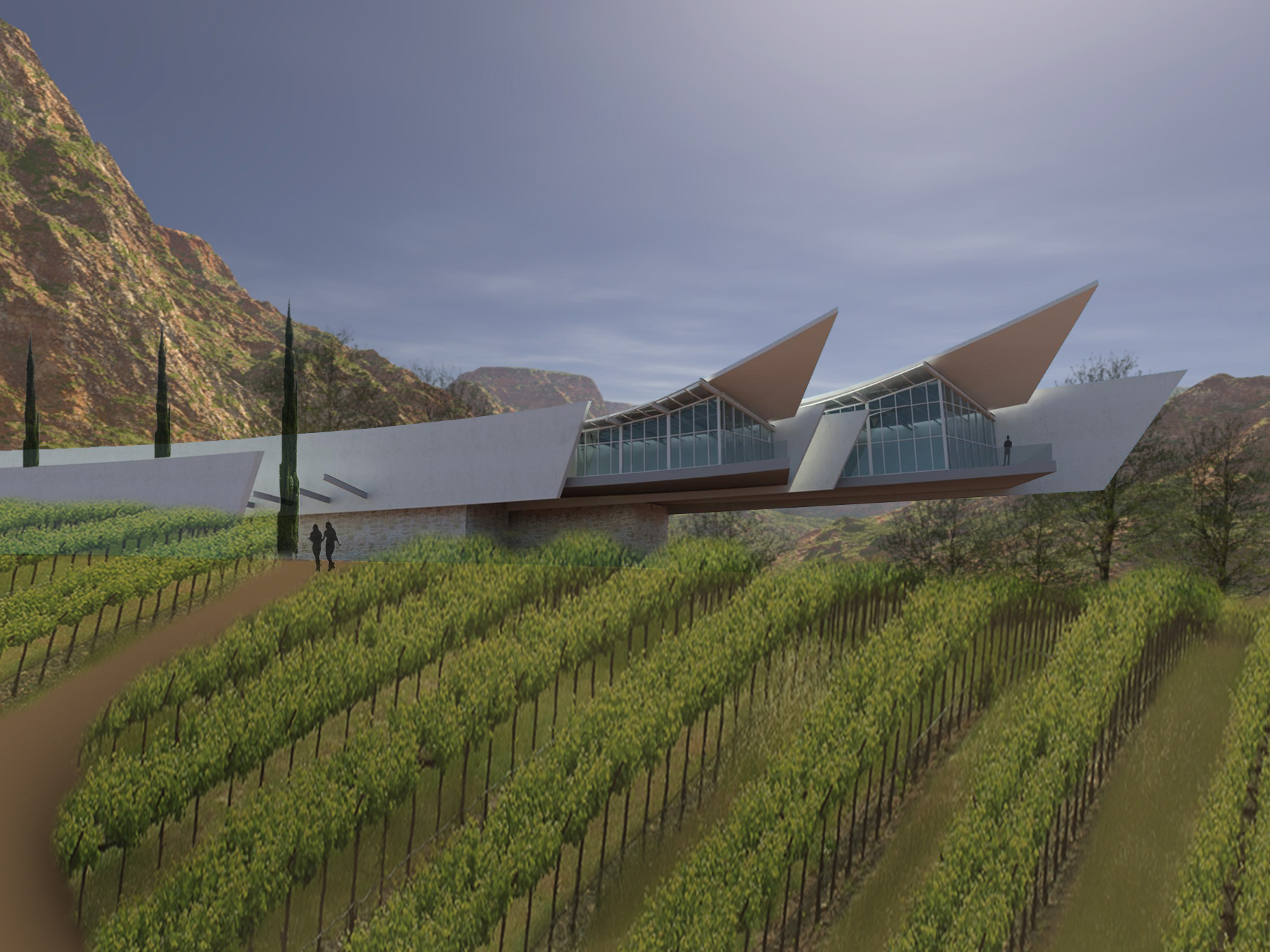 Springdale Winery at Zion - Final Master Project - Architizer