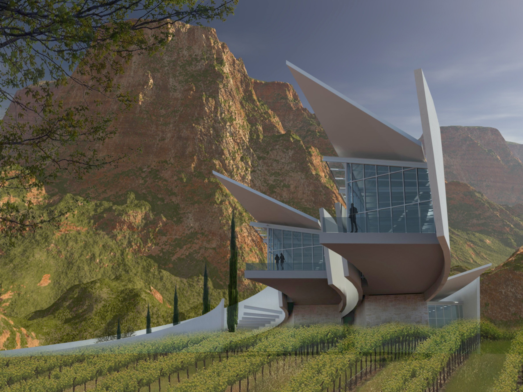 Springdale Winery at Zion - Final Master Project - Architizer