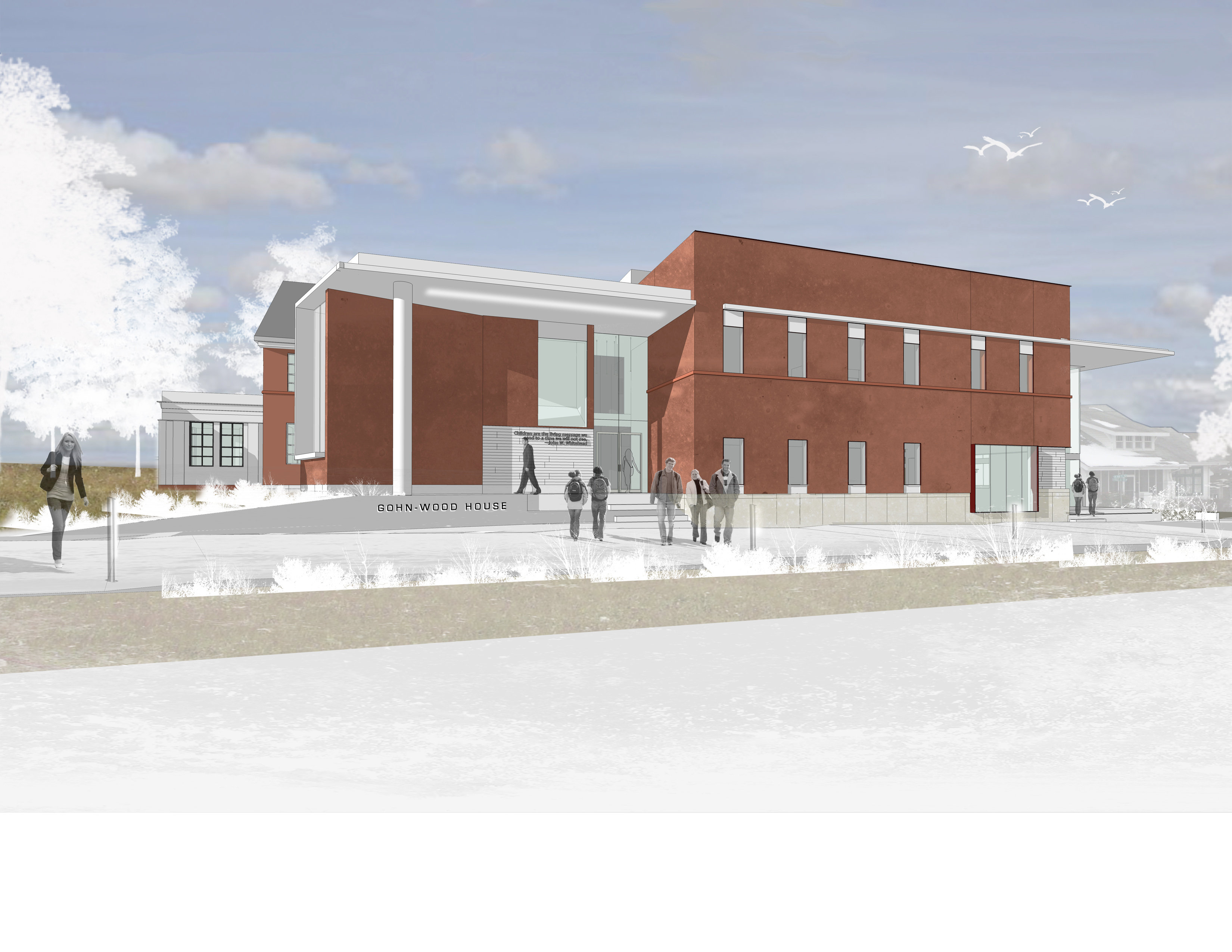 Gohn-Wood House & Hass-Hoover Hall by Dake Wells Architecture - Architizer