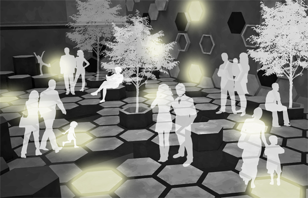 Hexagonal Market/Square - Architizer