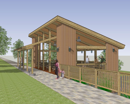 Carderock Springs Swim & Tennis Club - Covered Deck Pavilion - Architizer