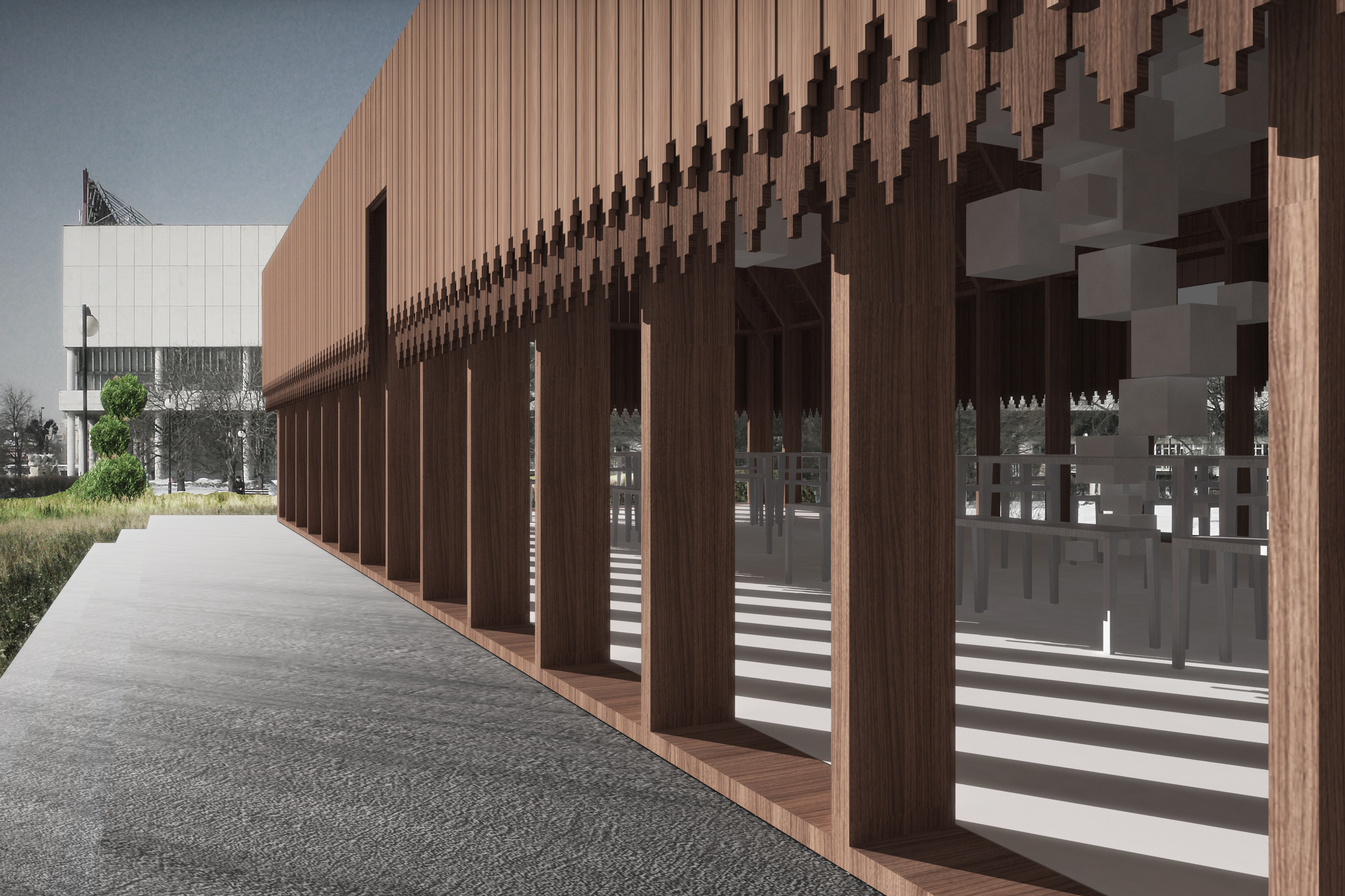 "School". Park pavilion by ESTRONDO - Architizer