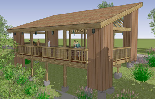 Carderock Springs Swim & Tennis Club - Covered Deck Pavilion - Architizer