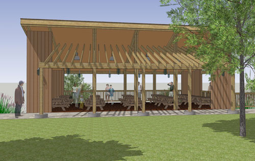 Carderock Springs Swim & Tennis Club - Covered Deck Pavilion - Architizer