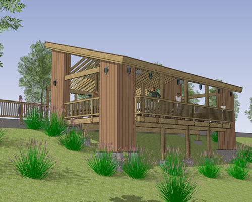 Carderock Springs Swim & Tennis Club - Covered Deck Pavilion - Architizer