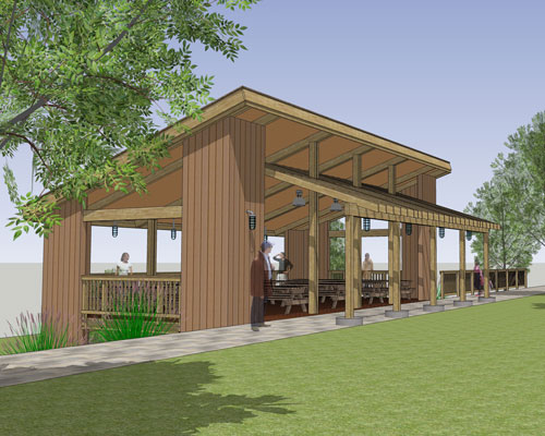 Carderock Springs Swim & Tennis Club - Covered Deck Pavilion - Architizer