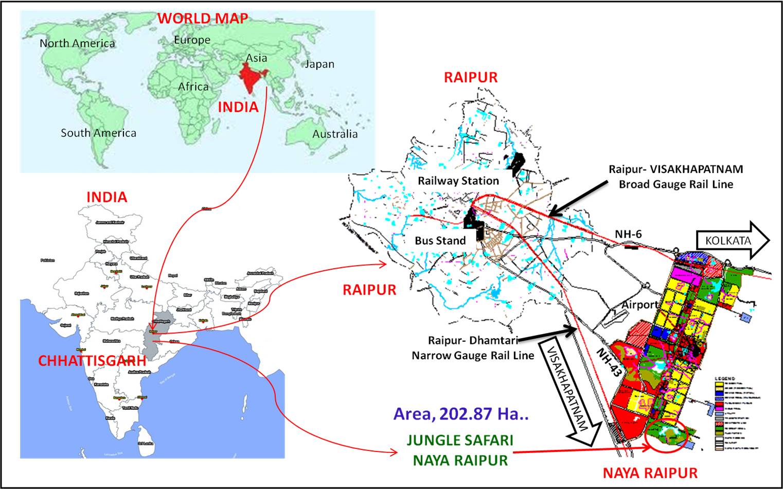 NANDAN VAN ZOO and SAFARI, Naya Raipur (Jungle Safari) - Architizer
