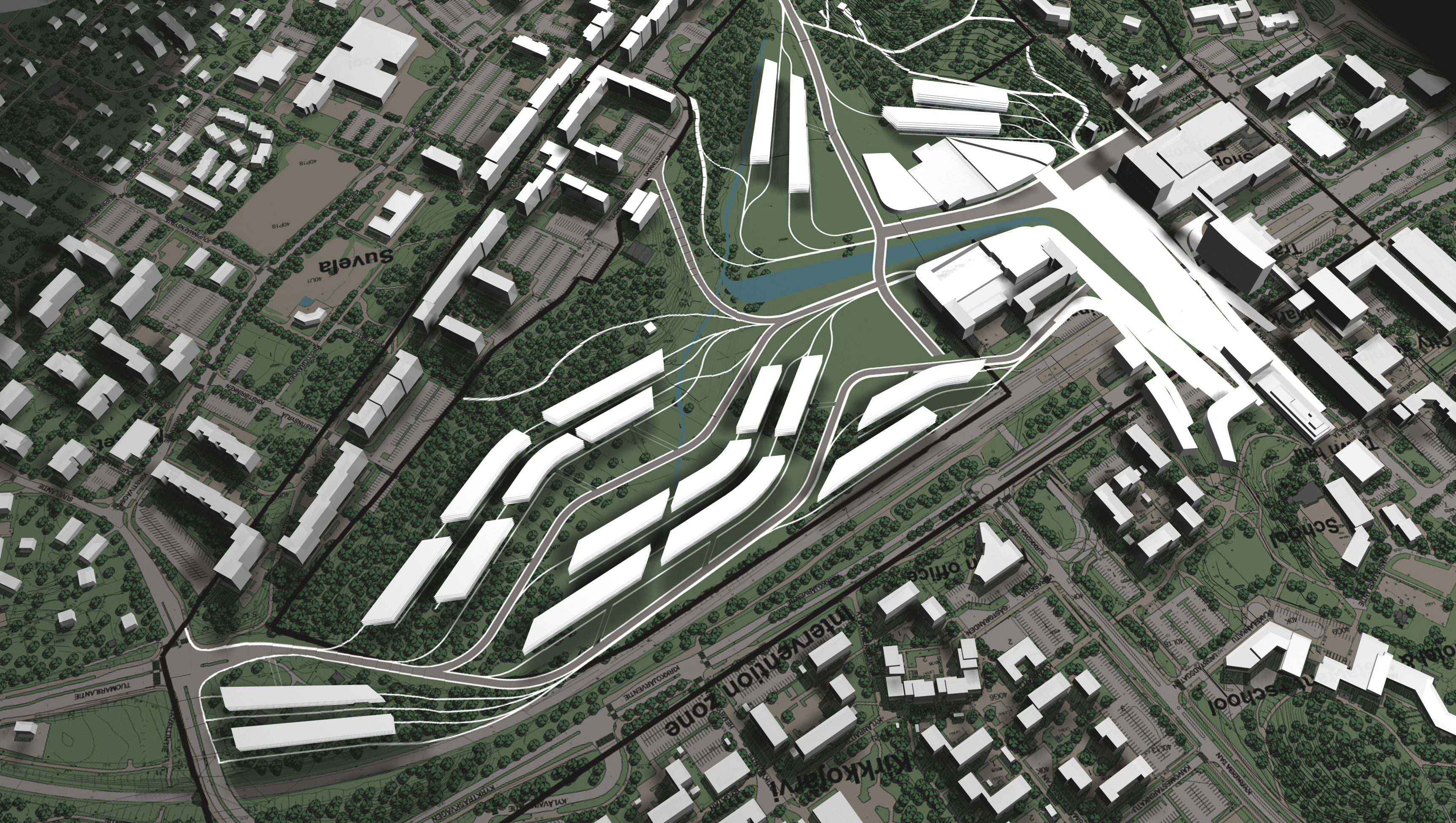 'urban thread groove' - urban development espoo (se) by unsquare ...