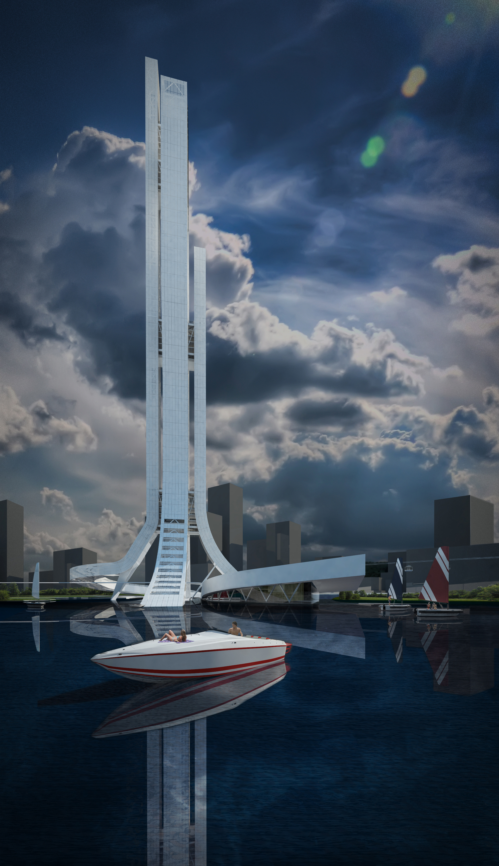 CHEONGNA CITY TOWER INCHEON by ZERAFA STUDIO LLC - Architizer