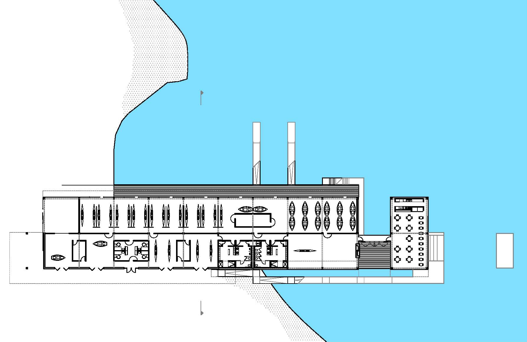 East River Community Boat House (competition) by SILVERstudio ...