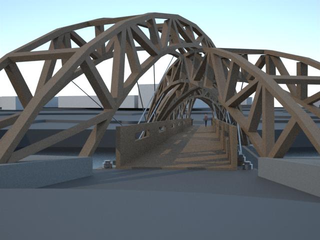 Pedestrian foot Bridge ' UNITY' - Architizer