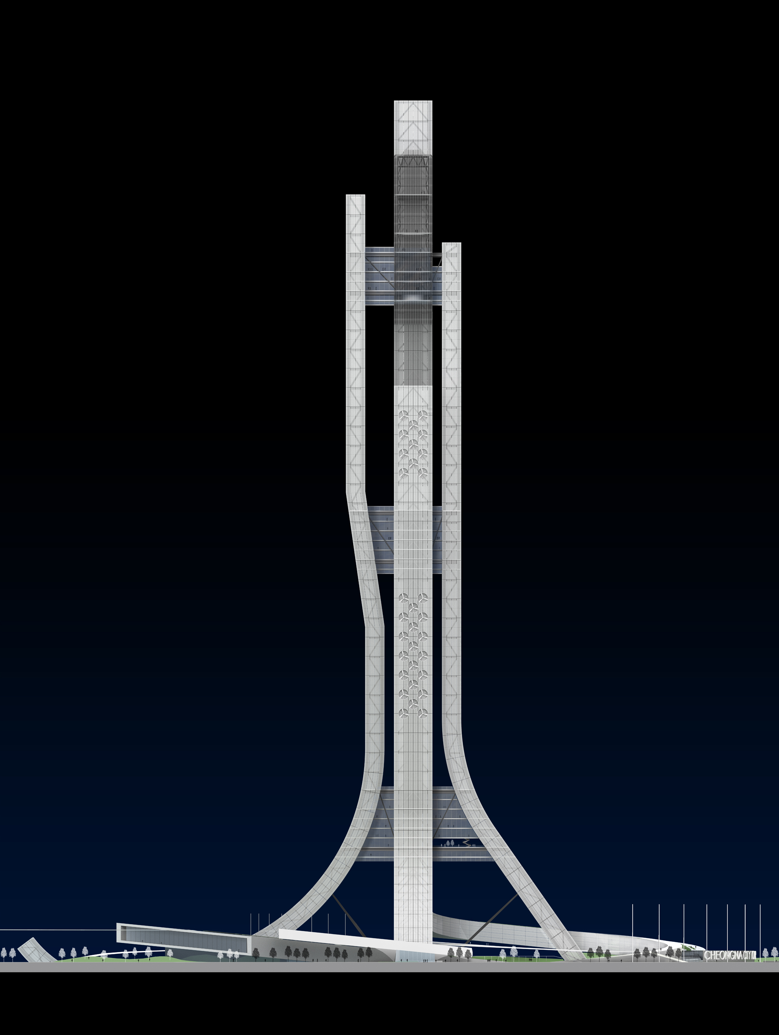 Idea 123637: CHEONGNA CITY TOWER INCHEON by ZERAFA STUDIO LLC in ...