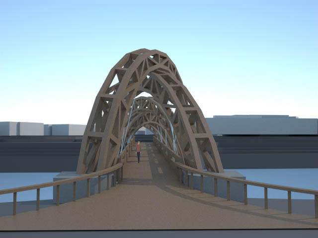 Pedestrian foot Bridge ' UNITY' - Architizer
