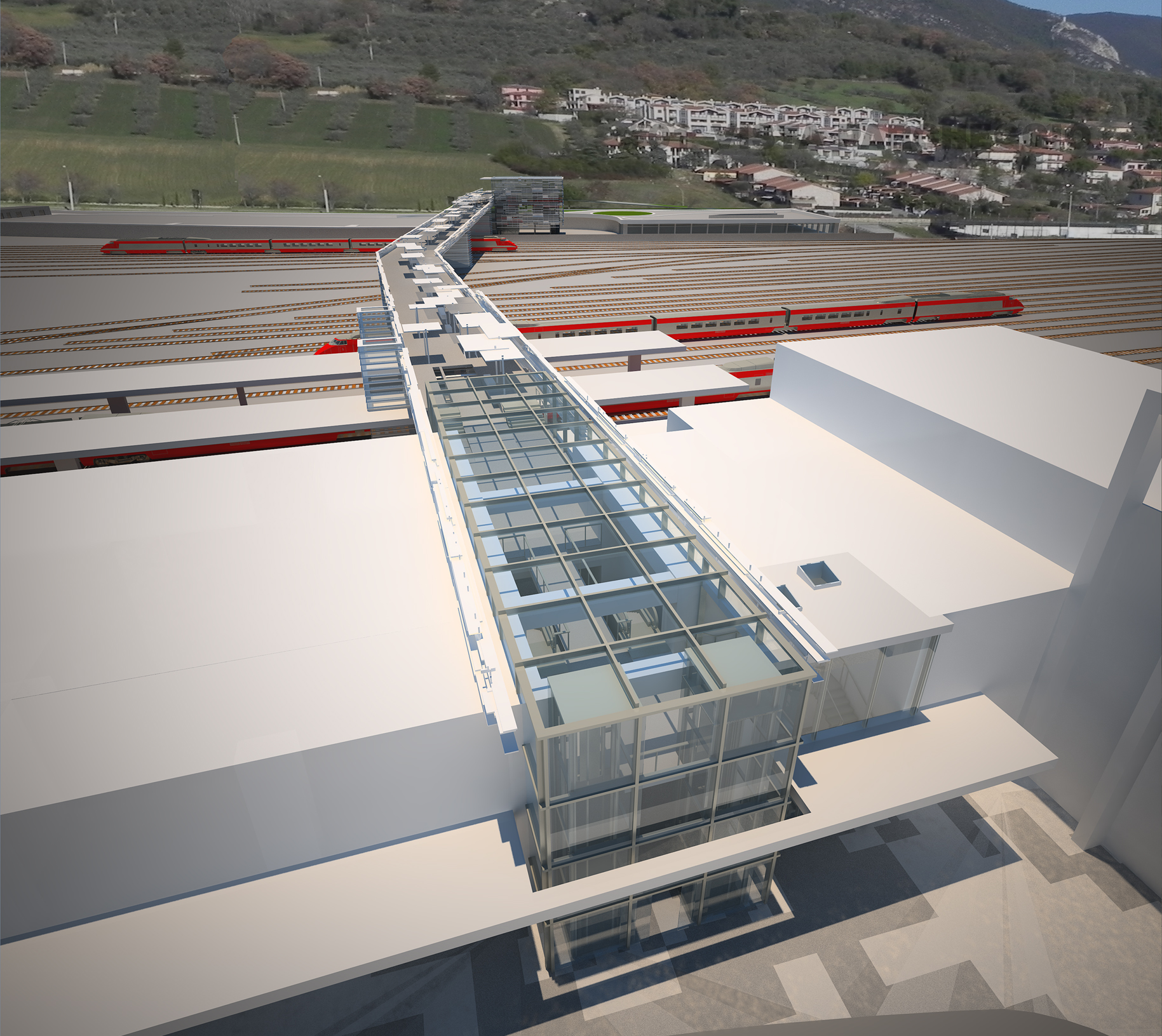 Bridge over railways - Architizer