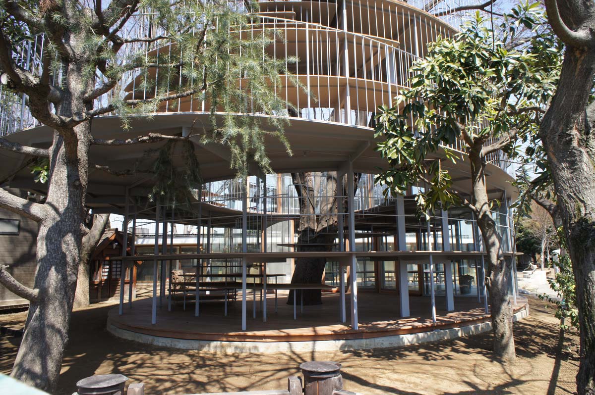 Ring Around A Tree by Tezuka Architects - Architizer