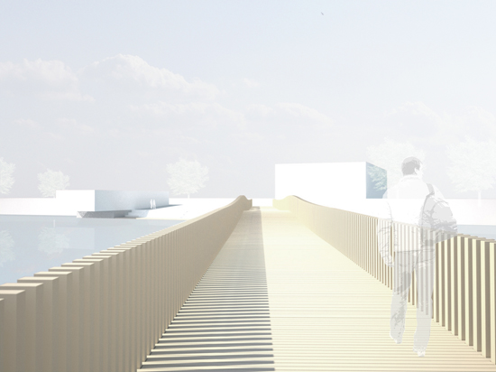 Stressed ribbon bridge, Tirschenreuth - Architizer