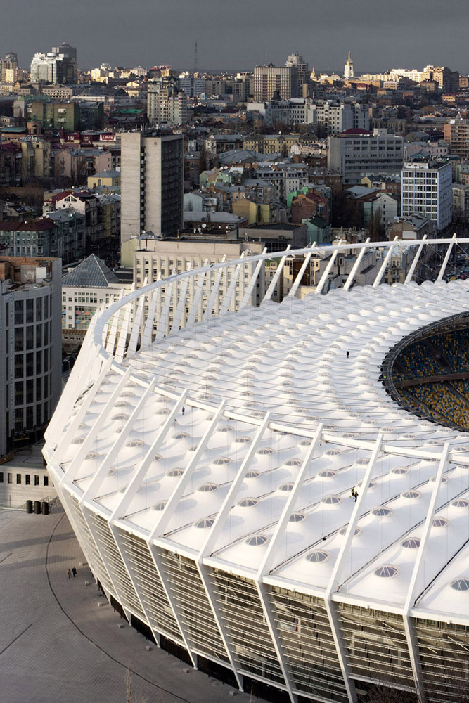 Olympic Stadium, Kiev, Ukraine by gmp · Architects von Gerkan, Marg und ...