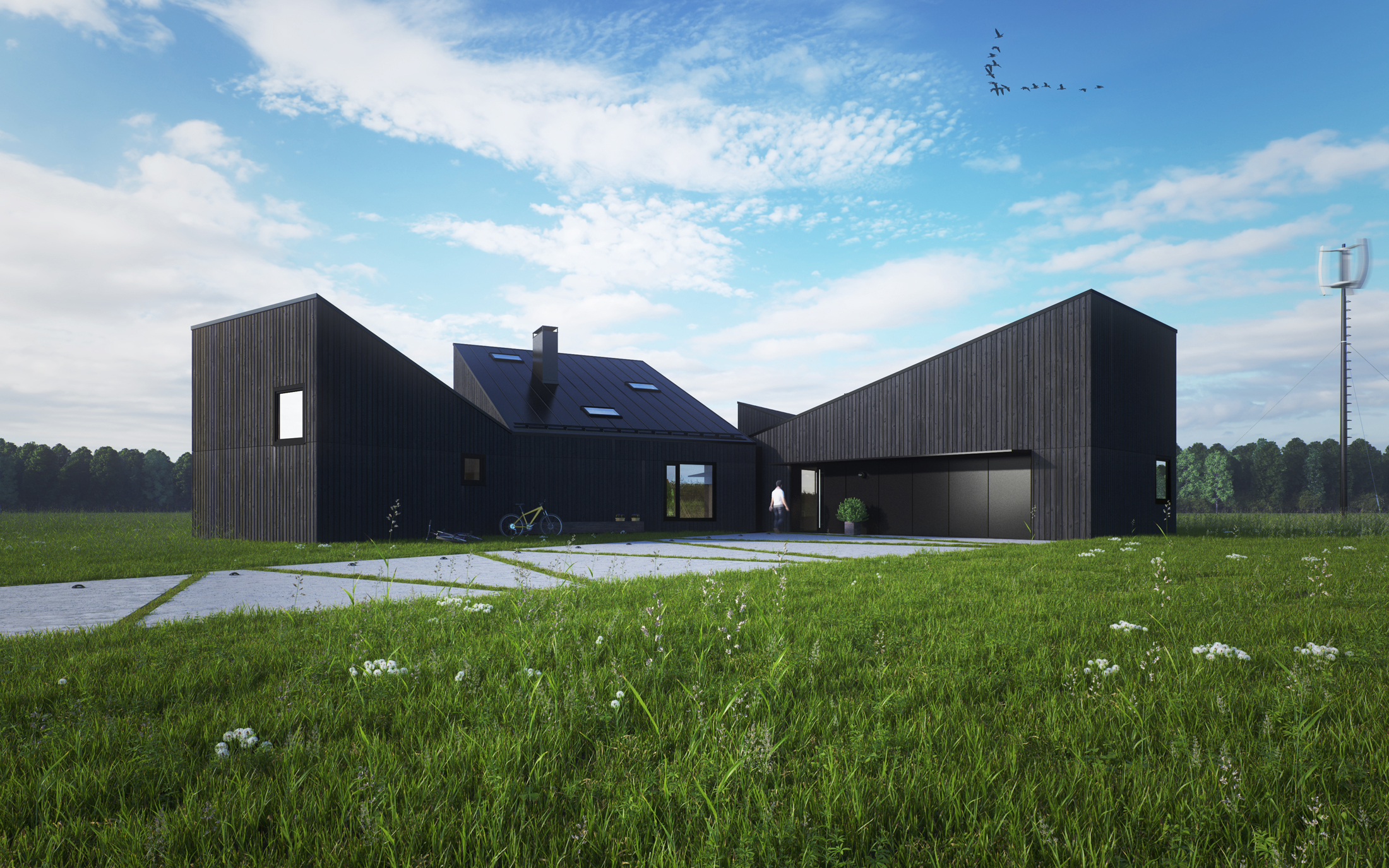 House in the Open Field by ultra architects - Architizer