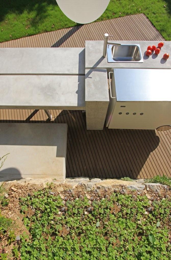 concrete outdoor kitchen by Francesca Perani Enterprise - Architizer