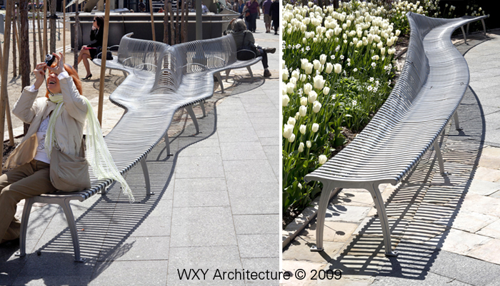 Zipper Bench by WXY architecture + urban design - Architizer