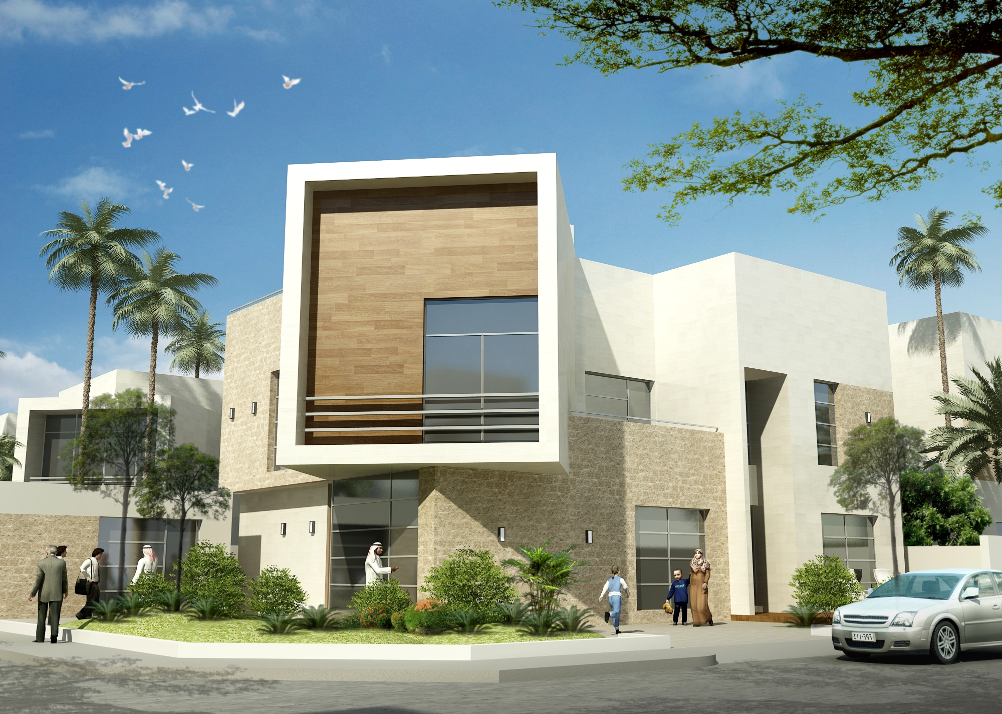 Idea 353181: Elite Homes by ARKITECTONICA in Riyadh, Saudi Arabia ...