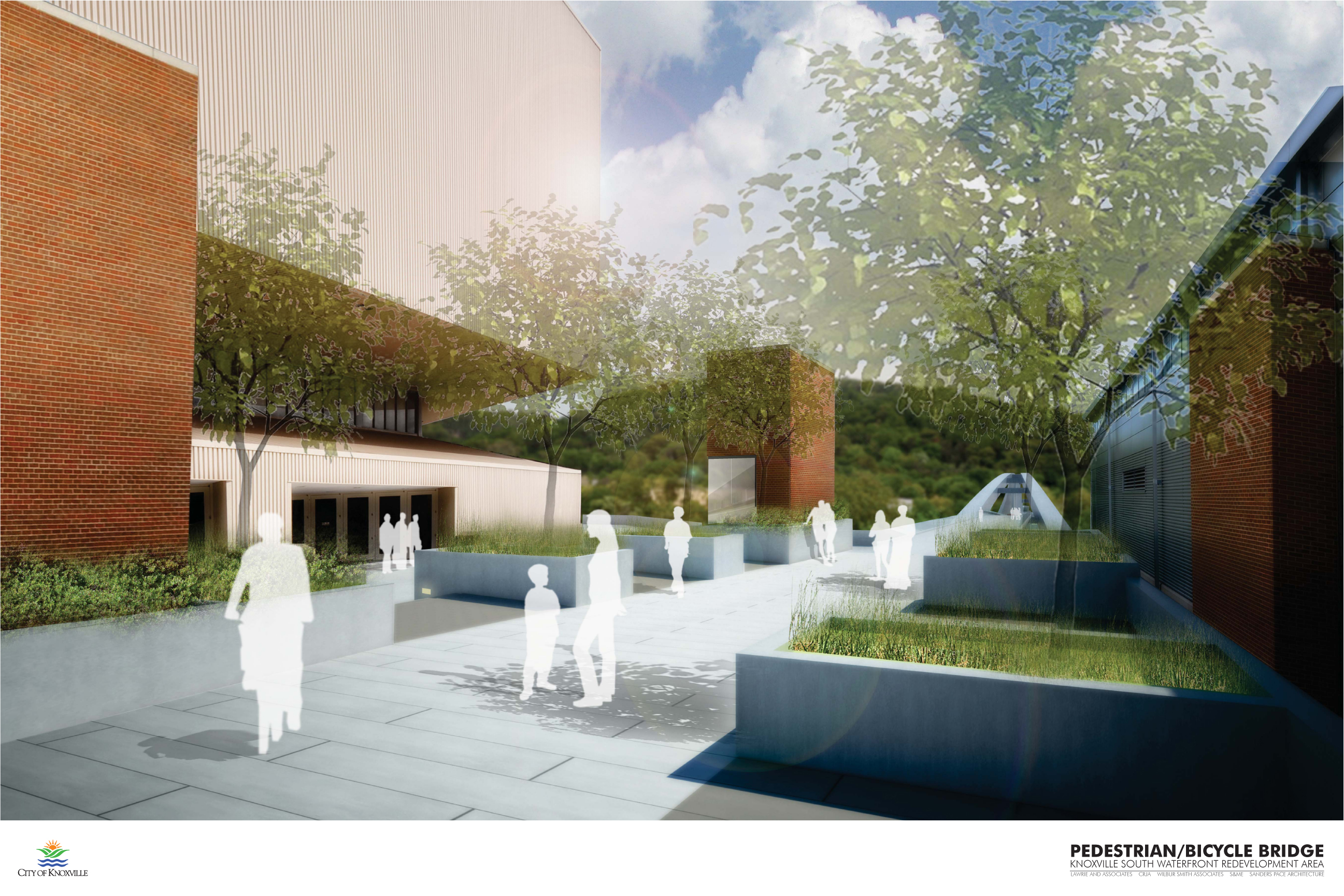 Knoxville Pedestrian and Bicycle Bridge by Sanders Pace Architecture ...