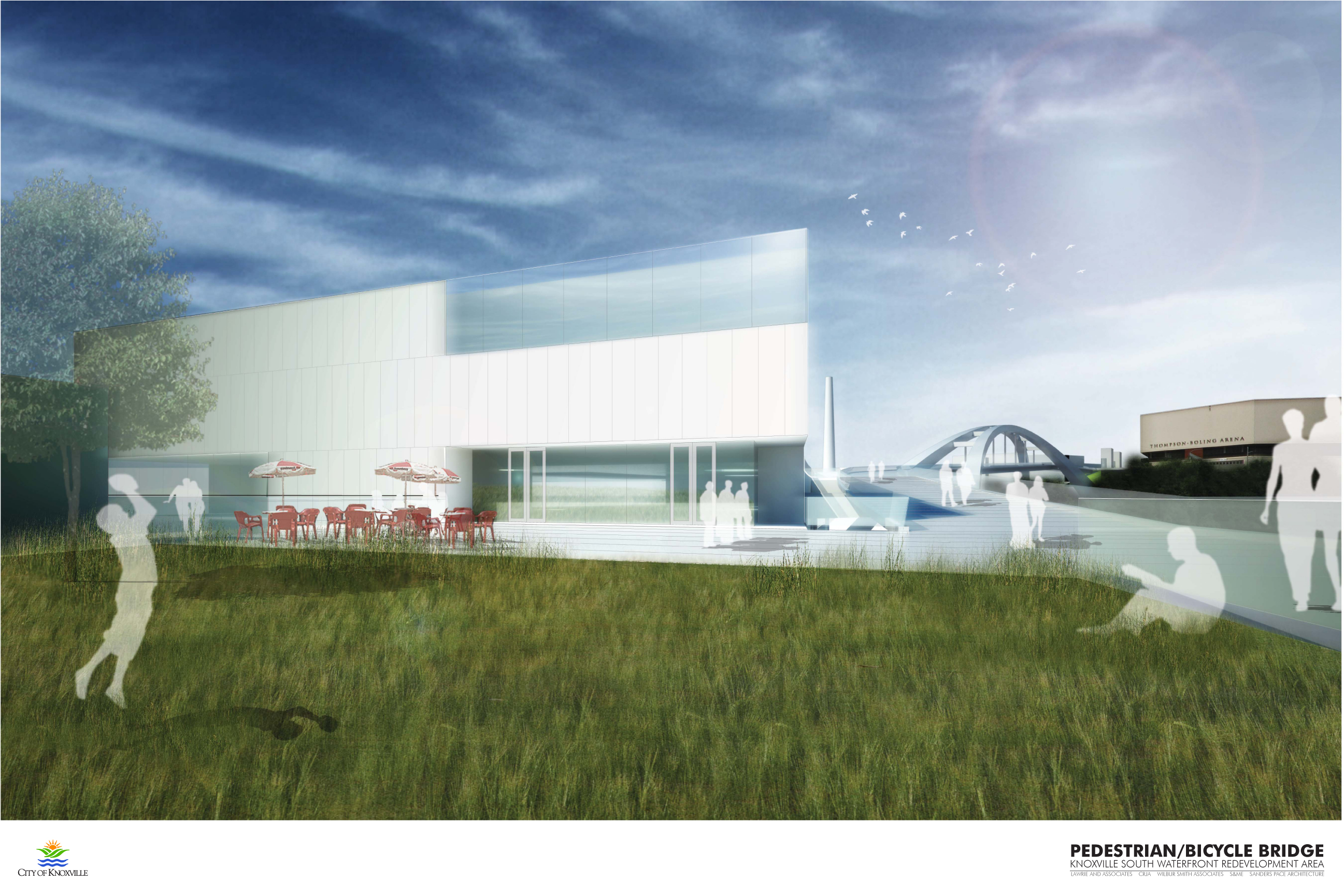 Knoxville Pedestrian and Bicycle Bridge by Sanders Pace Architecture ...