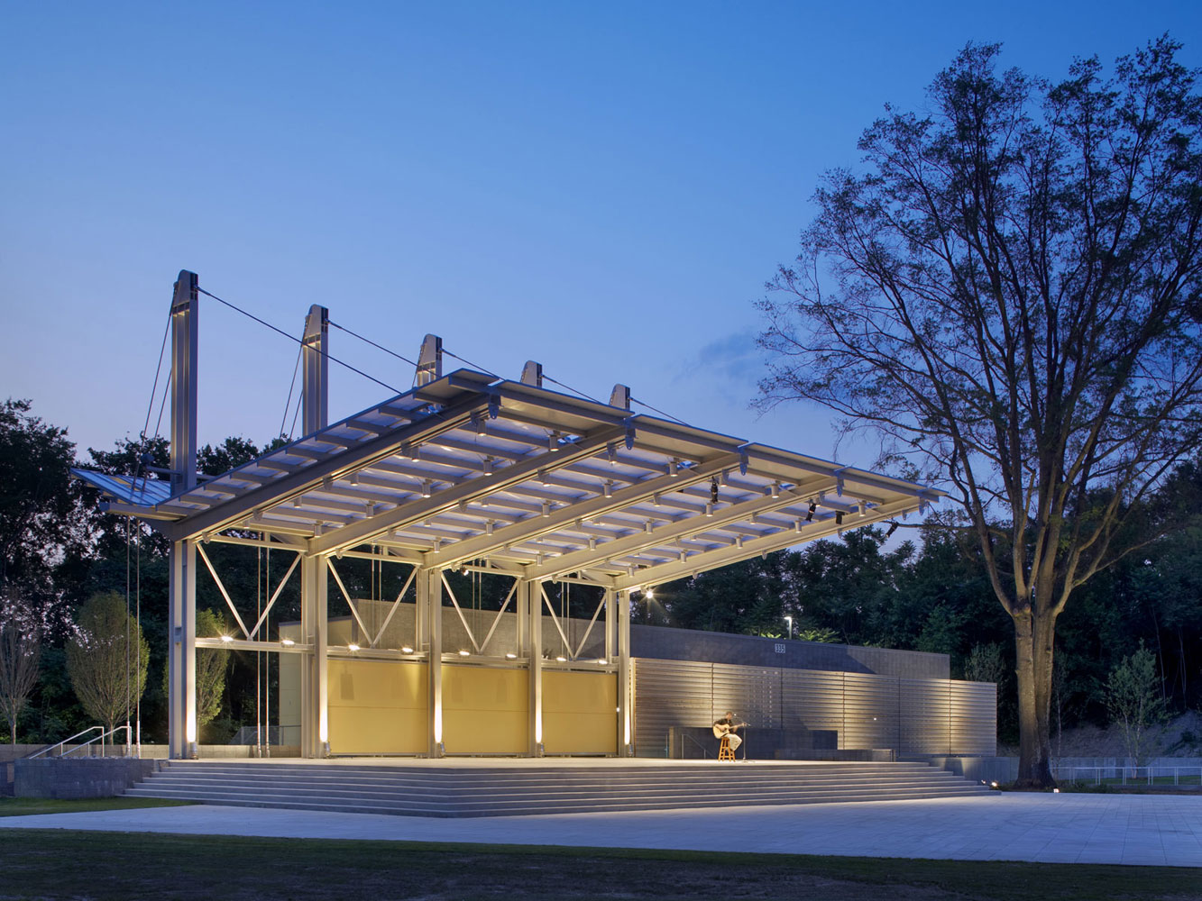 Fayetteville Festival Park Performance Pavilion by Clark Nexsen ...
