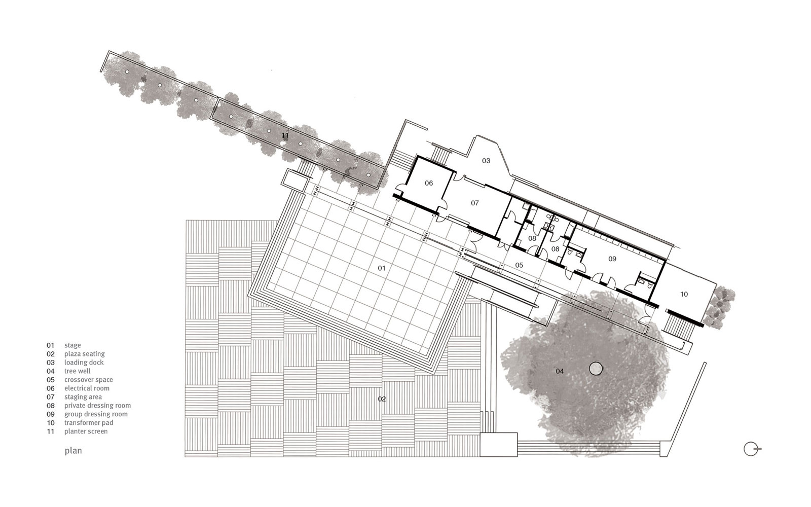 Fayetteville Festival Park Performance Pavilion by Clark Nexsen ...