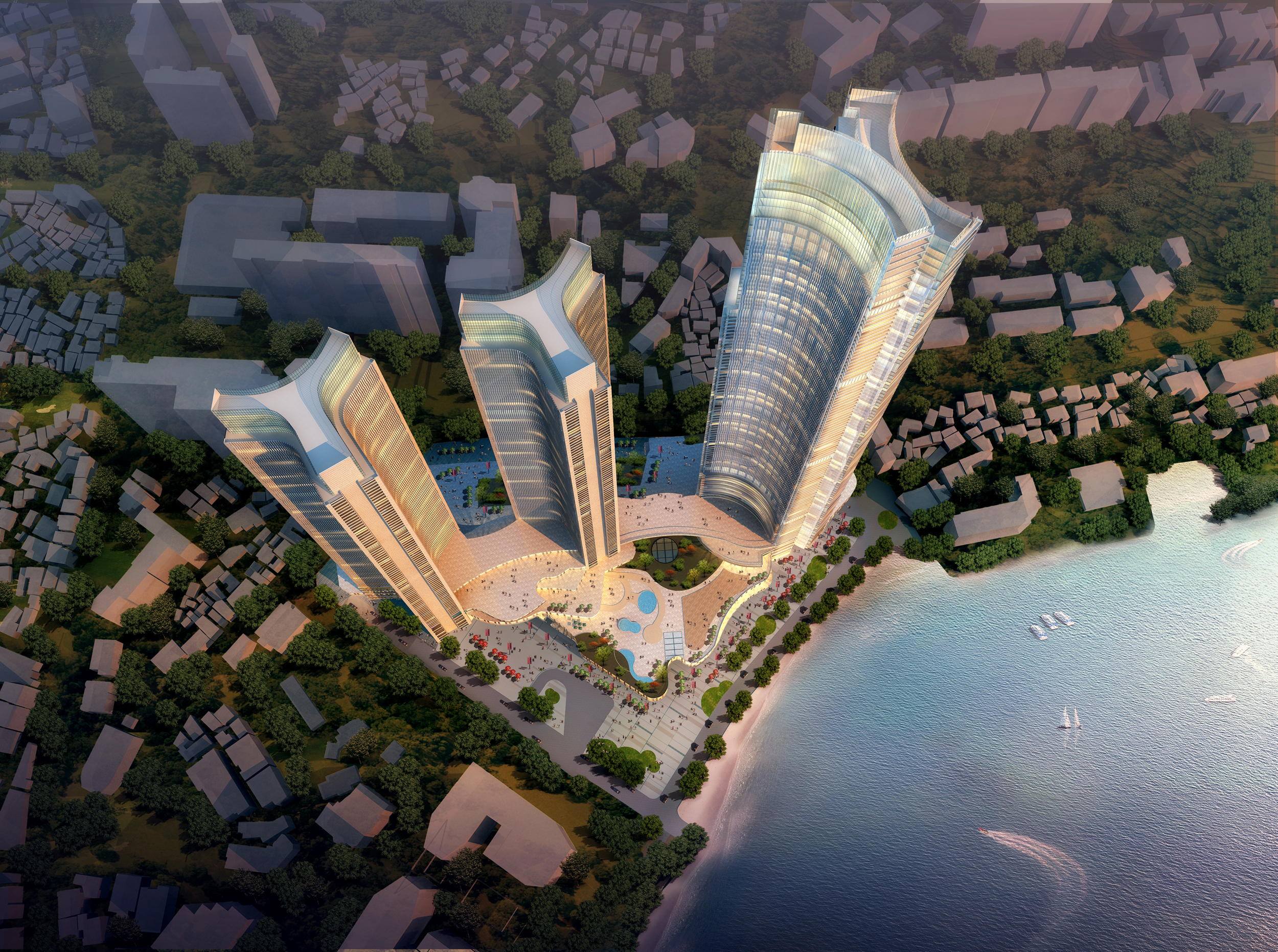 Haeundae Beach Residential Towers - Architizer