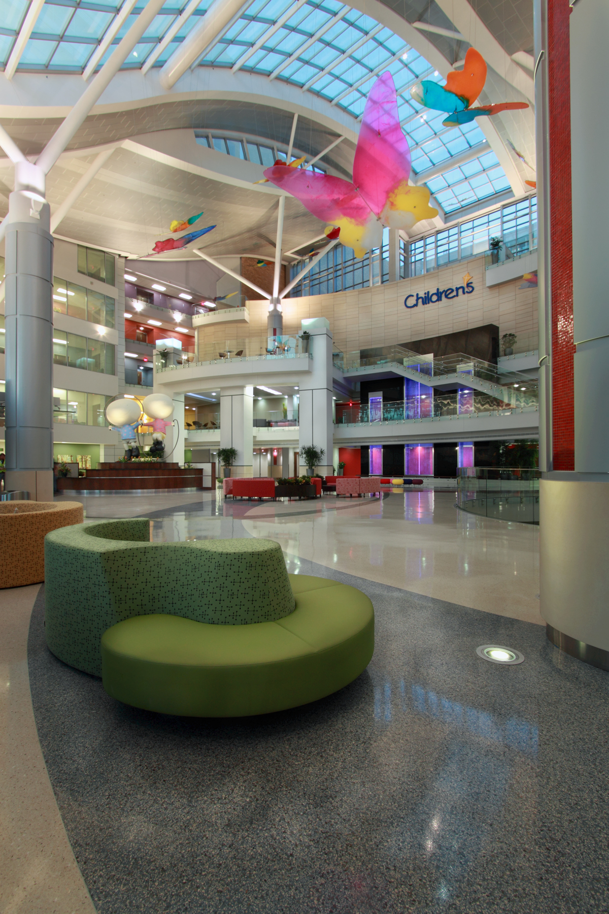 OU Children's Physicians Facility Atrium by Miles Associates - Architizer
