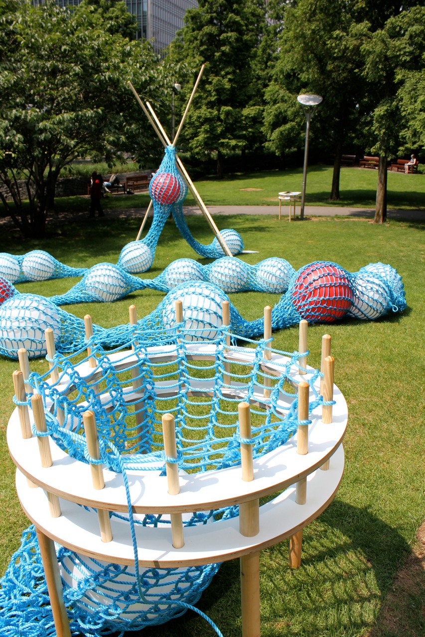 Giant Knitting Nancy - Get Knitted with your space by Superblue Design ...