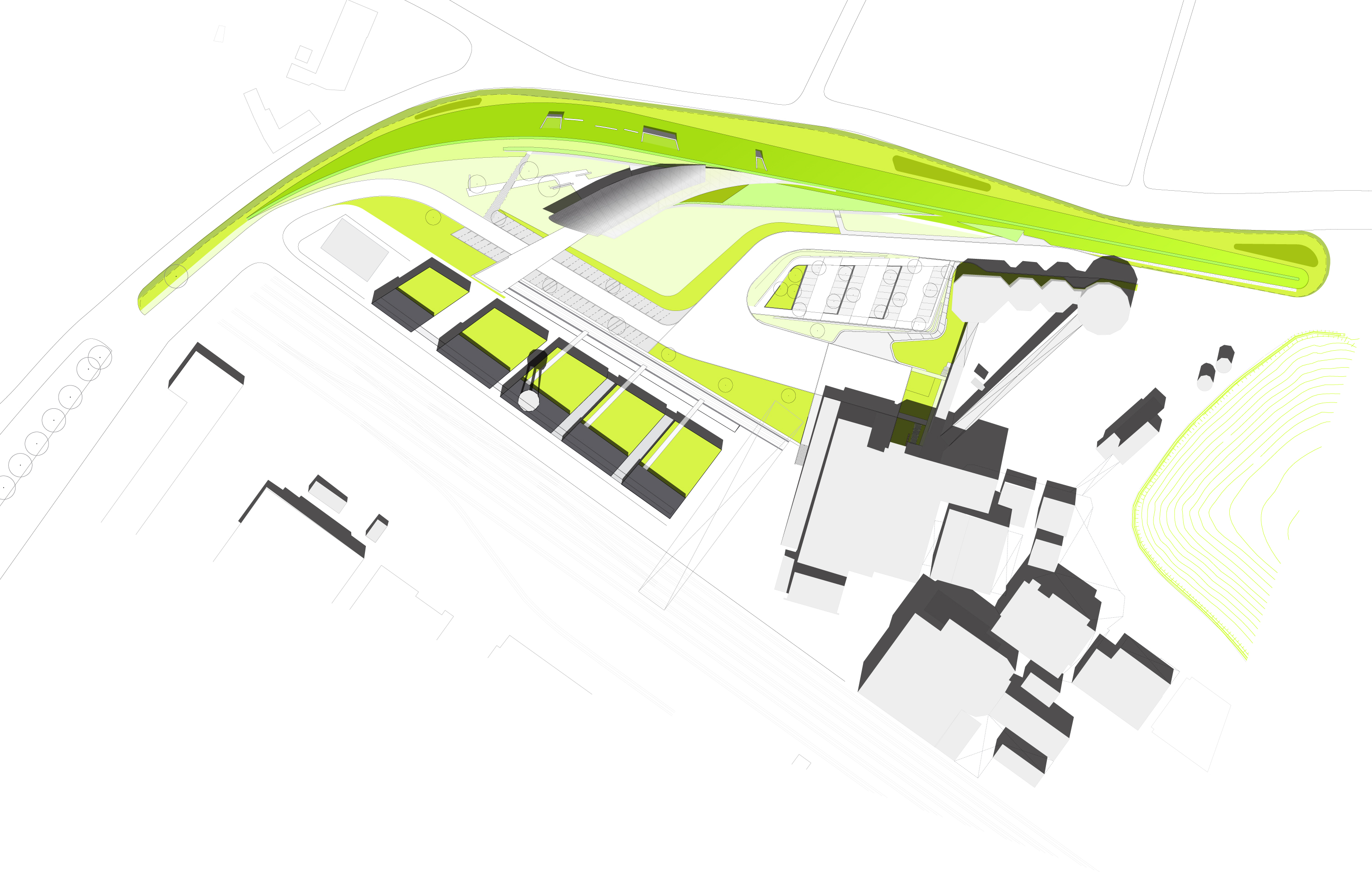 Administration Building and Master Plan for ZMS Schwandorf Incineration ...