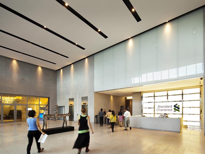Standard Chartered Bank - Changi Business Park by GHDWoodhead - Architizer