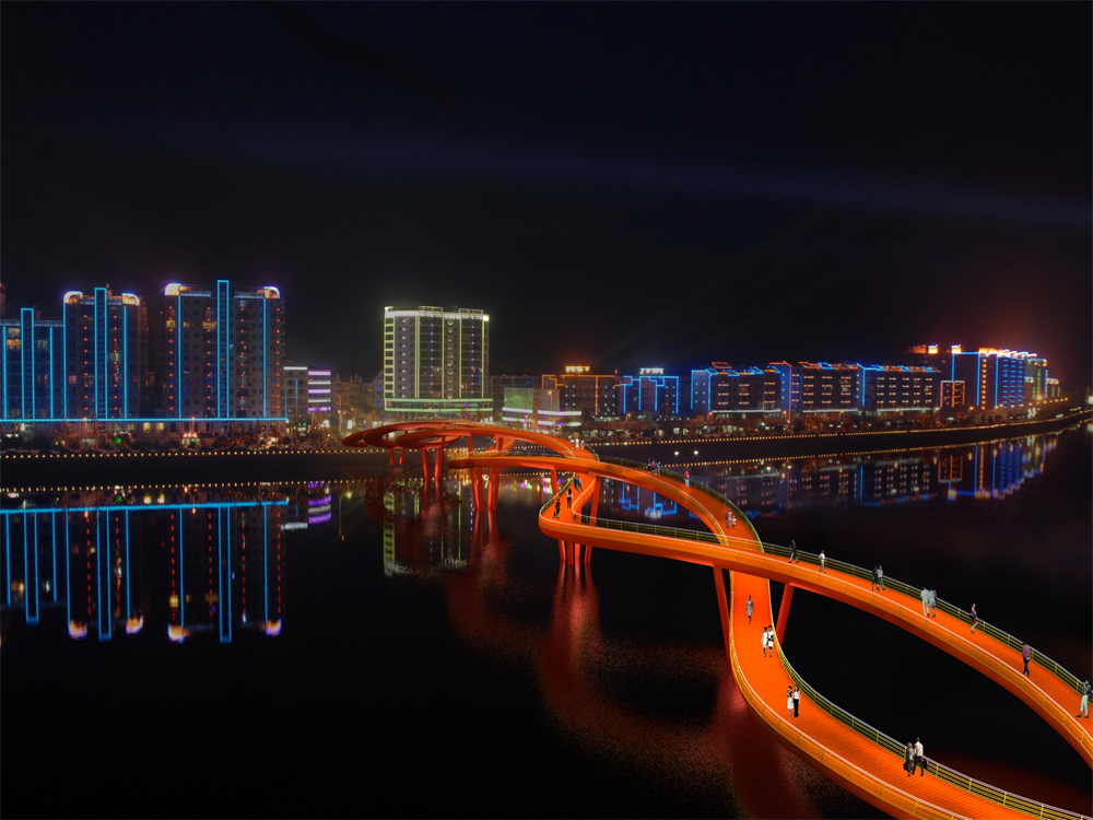 Nanhe River Landscape Bridge by WXY architecture + urban design ...