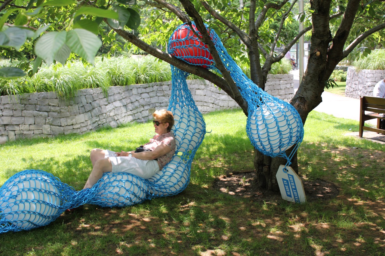 Giant Knitting Nancy - Get Knitted with your space by Superblue Design ...